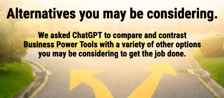 The difference between PrometAI.app and Business Power Tools?